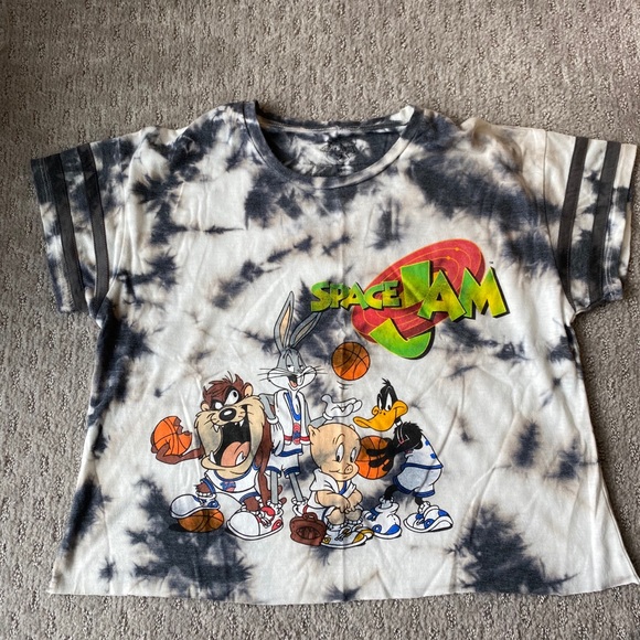 Tops | Tiedyed Cropped Tee | Poshmark